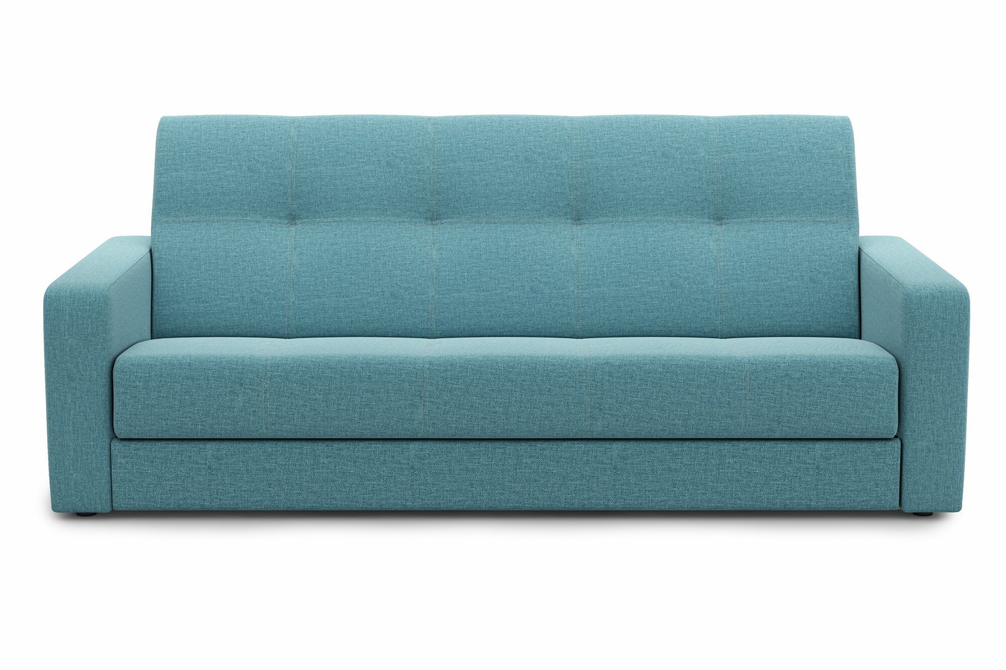 Sofos Прямой диван-кровать Твист с ящиком для хранения, механизм-книжка, 225х104х96см, Savana plus mint