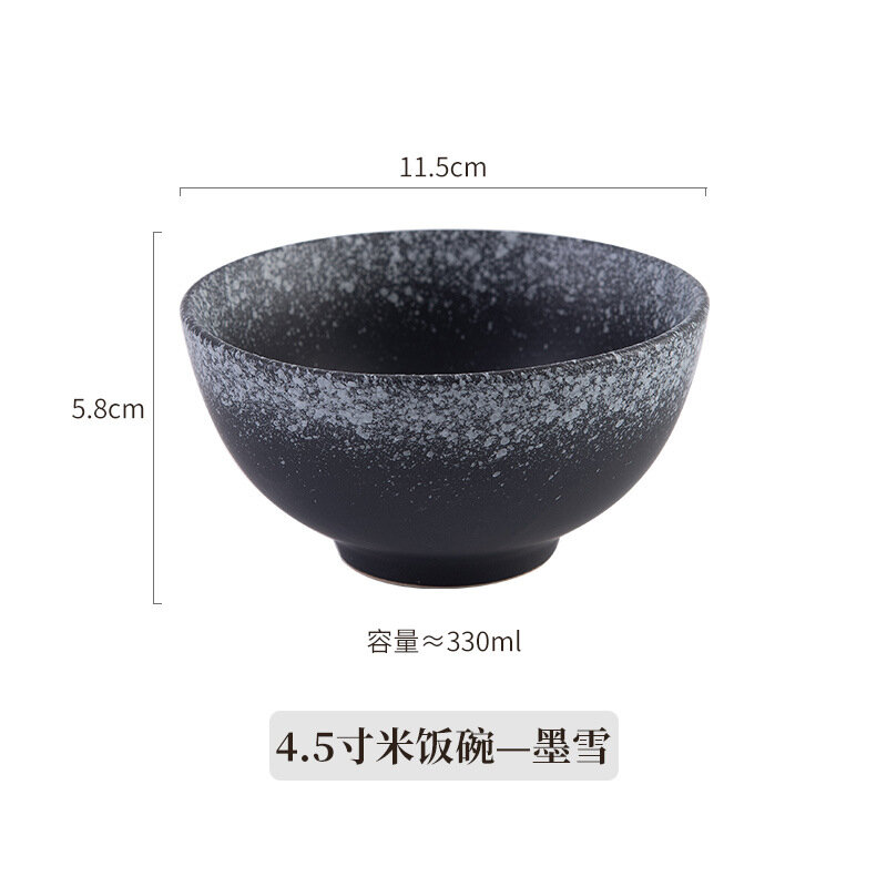 Японская посуда одноразовая миска для риса Бытовая 5-дюймовая большая миска для риса особенно хорошая миска маленькая