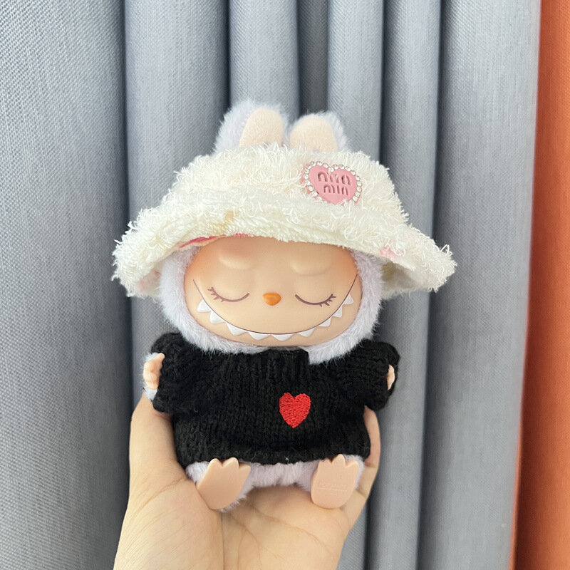 Подвеска для детской одежды Labubu, детская одежда для вечеринки Labubu, шапка Labubu, аксессуары и периферийные