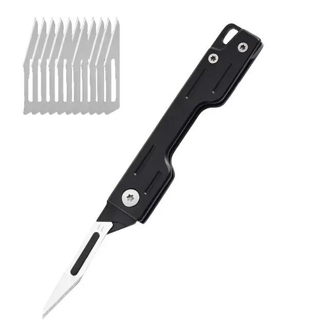 Миниатюрный высокопроизводительный складной механический хирургический скальпель, медицинский складной нож, карманный нож для повседневного использования (EDC), нож для распаковки на открытом воздухе, различные модели.