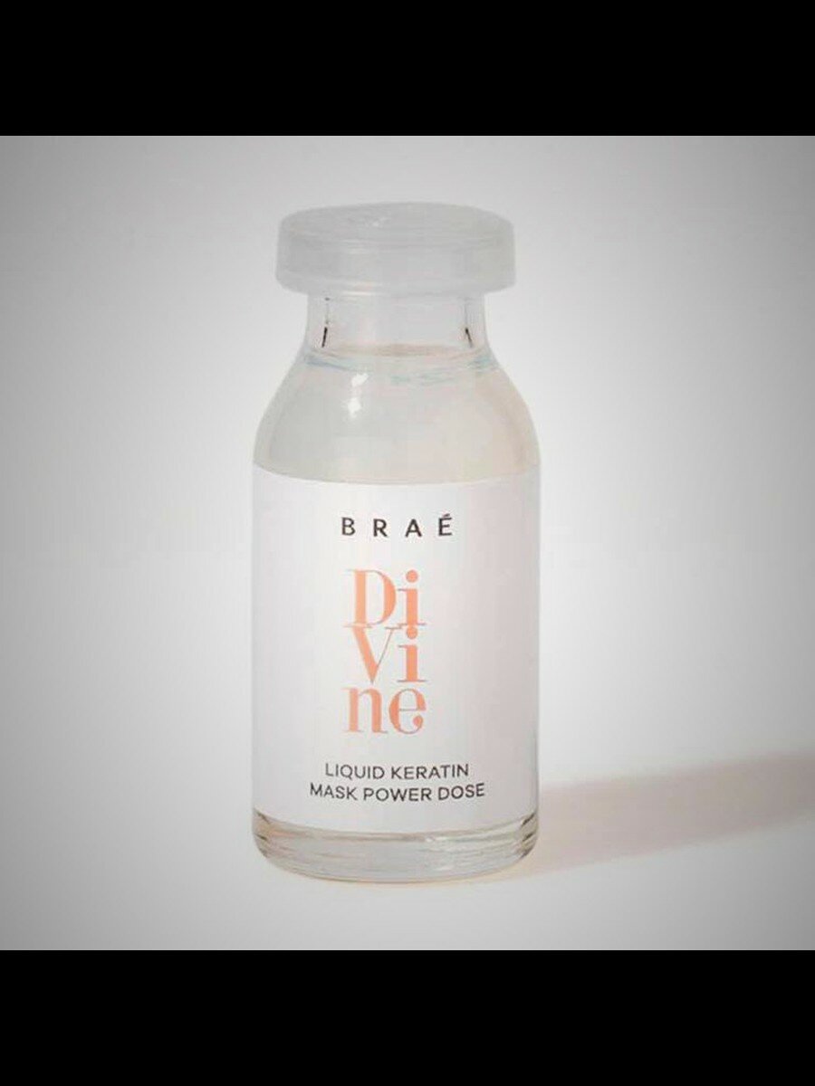 BRAE Divine Liquid Keratin Hair Mask, Глубоко увлажняющая жидкая кератиновая маска для волос 13 мл