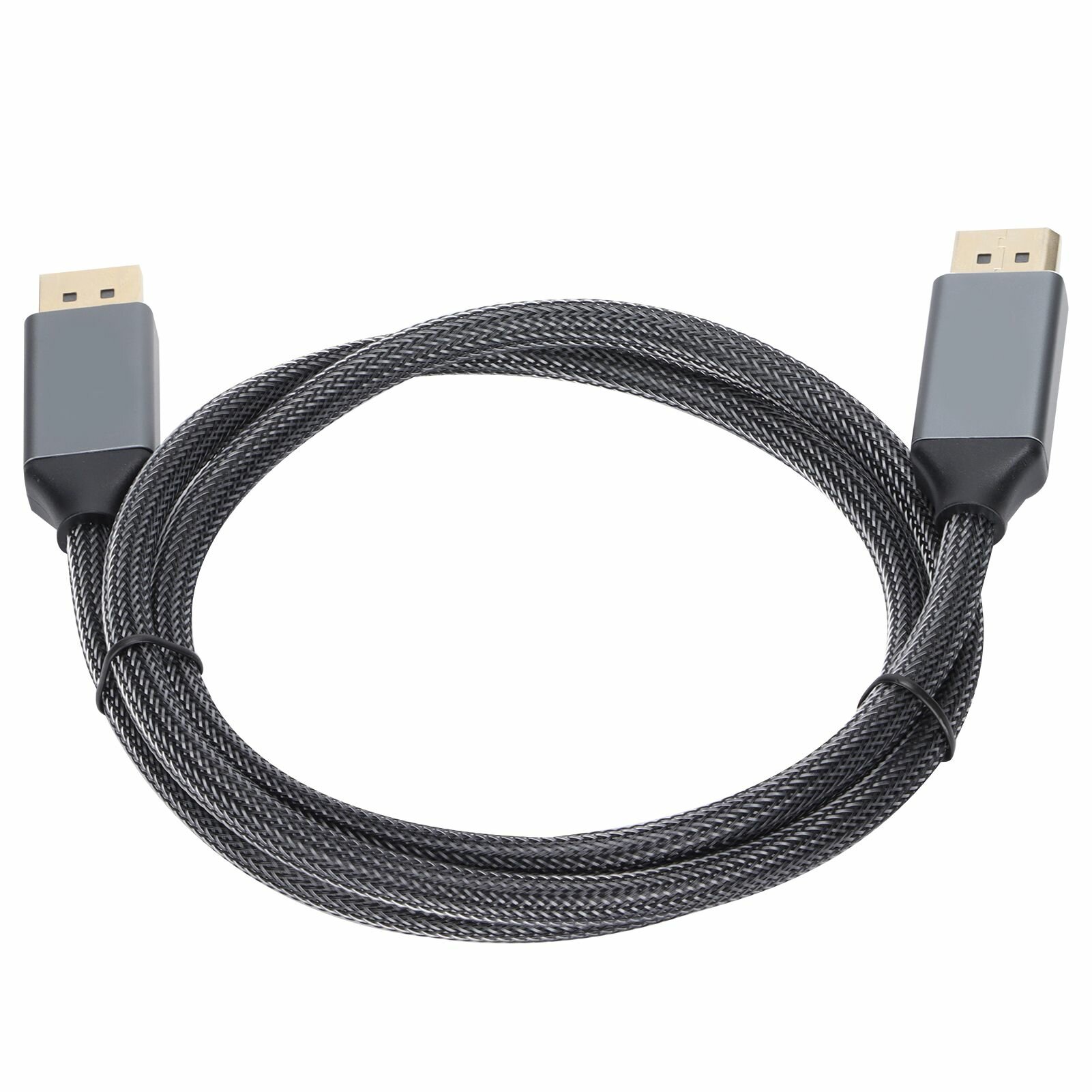 Кабель DisplayPort 1.4, 1м, 8K/4K, ультратонкий, черный