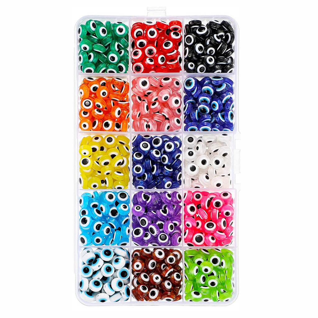 450 шт./компл. Турецкая Бусина для Глаз 8 мм Круглая от Сглаза Бусины Круглый Глаз Бусины из Смолы для DIY Серьги Изготовление Ювелирных Изделий Findi