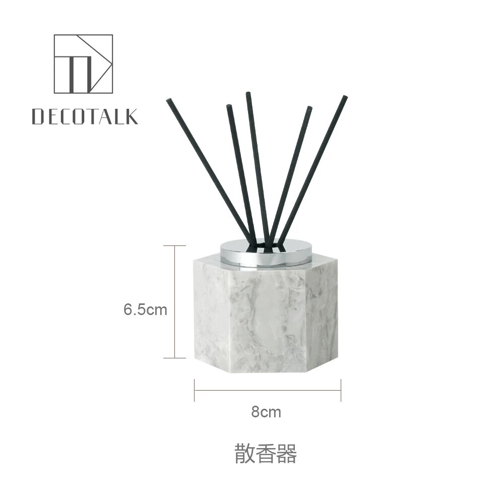 Шестиугольная бутылка-диффузор для масел, короткая версия, декор ванной