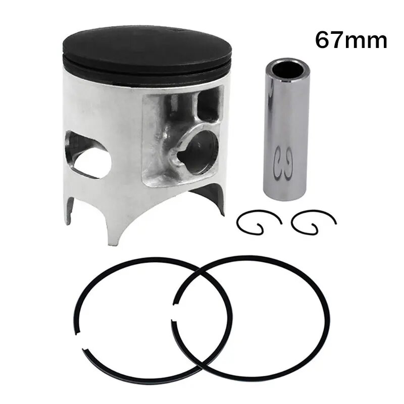 Аксессуары для мотоциклов, детали двигателя, размер цилиндра 66,4 мм, 67 мм, поршень и кольца для SUZUKI RM250 RM 250 1996-2008 67mm ( Oversize 60 )