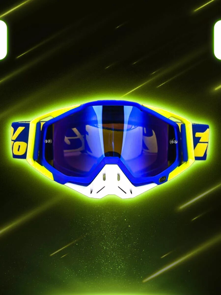 Очки для мотокросса мотоочки спортивные 100%