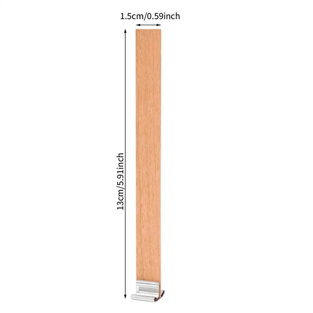 Деревянные фитили для свечей 15mm x 130mm x 0.5mm