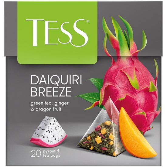 Чай Tess DAIQUIRI BREEZE зеленый ароматизированный 20 шт, пирамидки