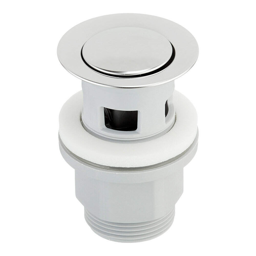 Донный клапан AM.PM клик-клак 1 1/4 с переливом хром F0700P00