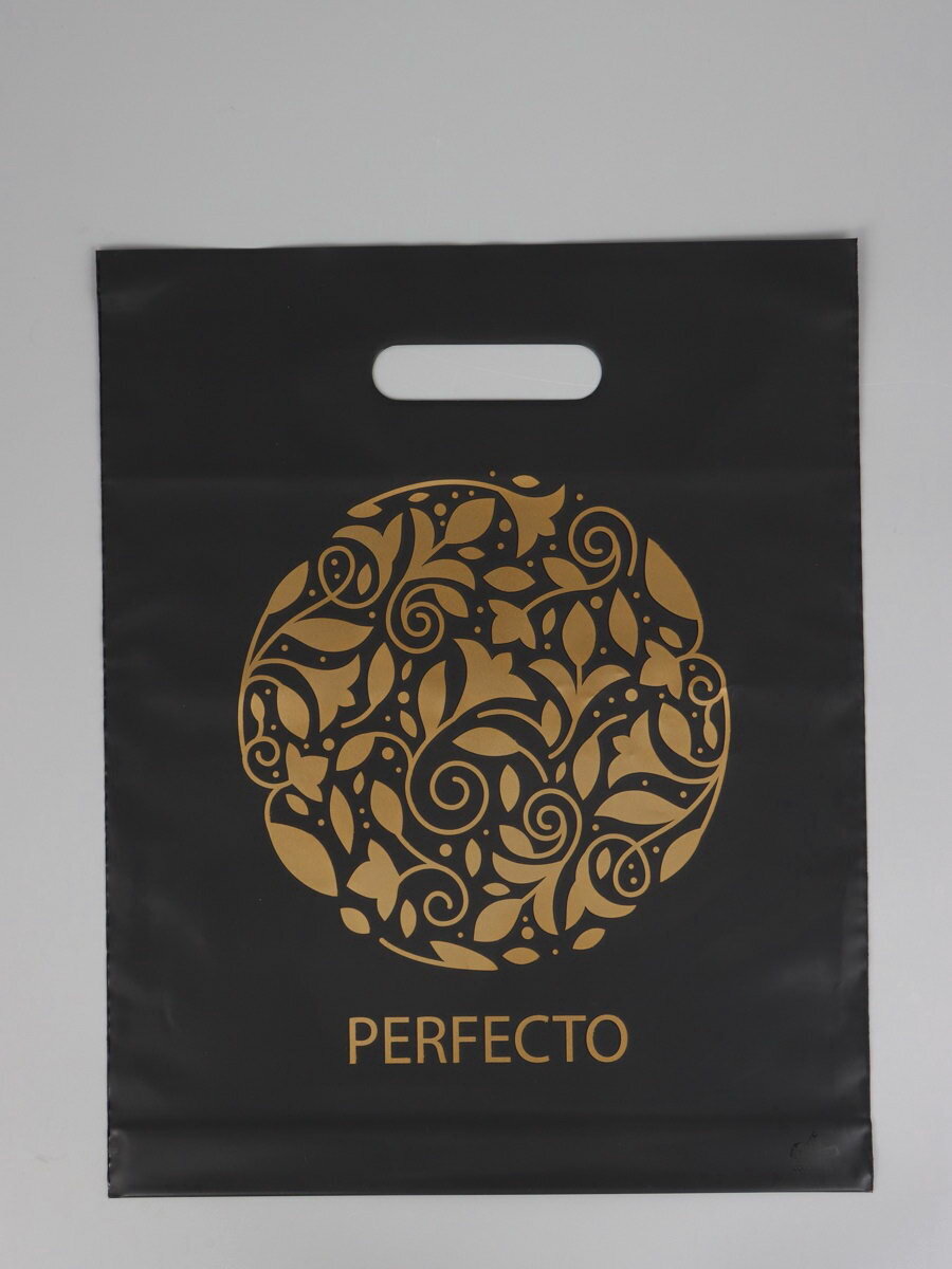 Пакет подарочный "Перфекто Сореро" полиэтиленовый, с вырубной ручкой, 37x30 см 90 мкм, 50 шт.