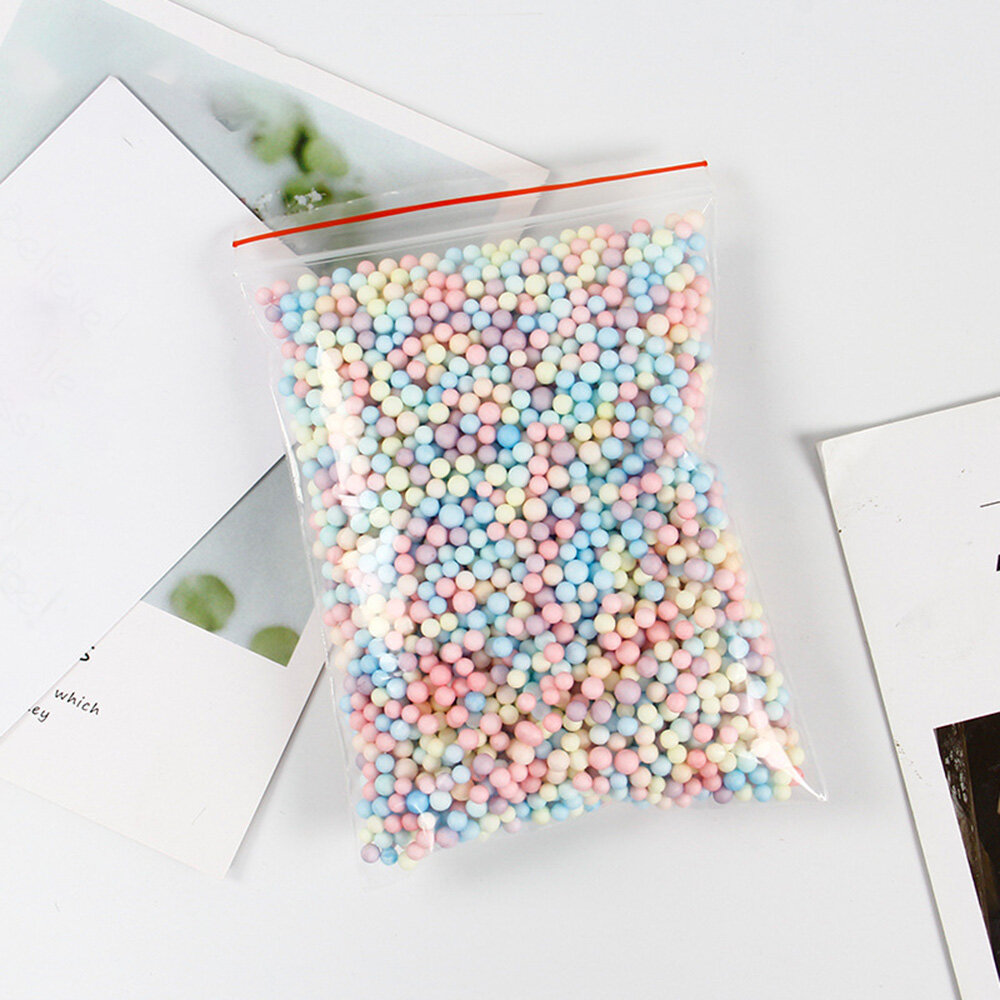 9-10g Пакет Многоцветных Пенопластовых Шаров Заполнитель для Подарочных Коробок Пузырьковые Шары DIY Маленькие Кки Наполнение Декор для Вечеринок, Цвет: 1# / 2#, Материал: Пенопласт, Форма: Круглая, Размер: 17*12*2cm, Вес: 10g