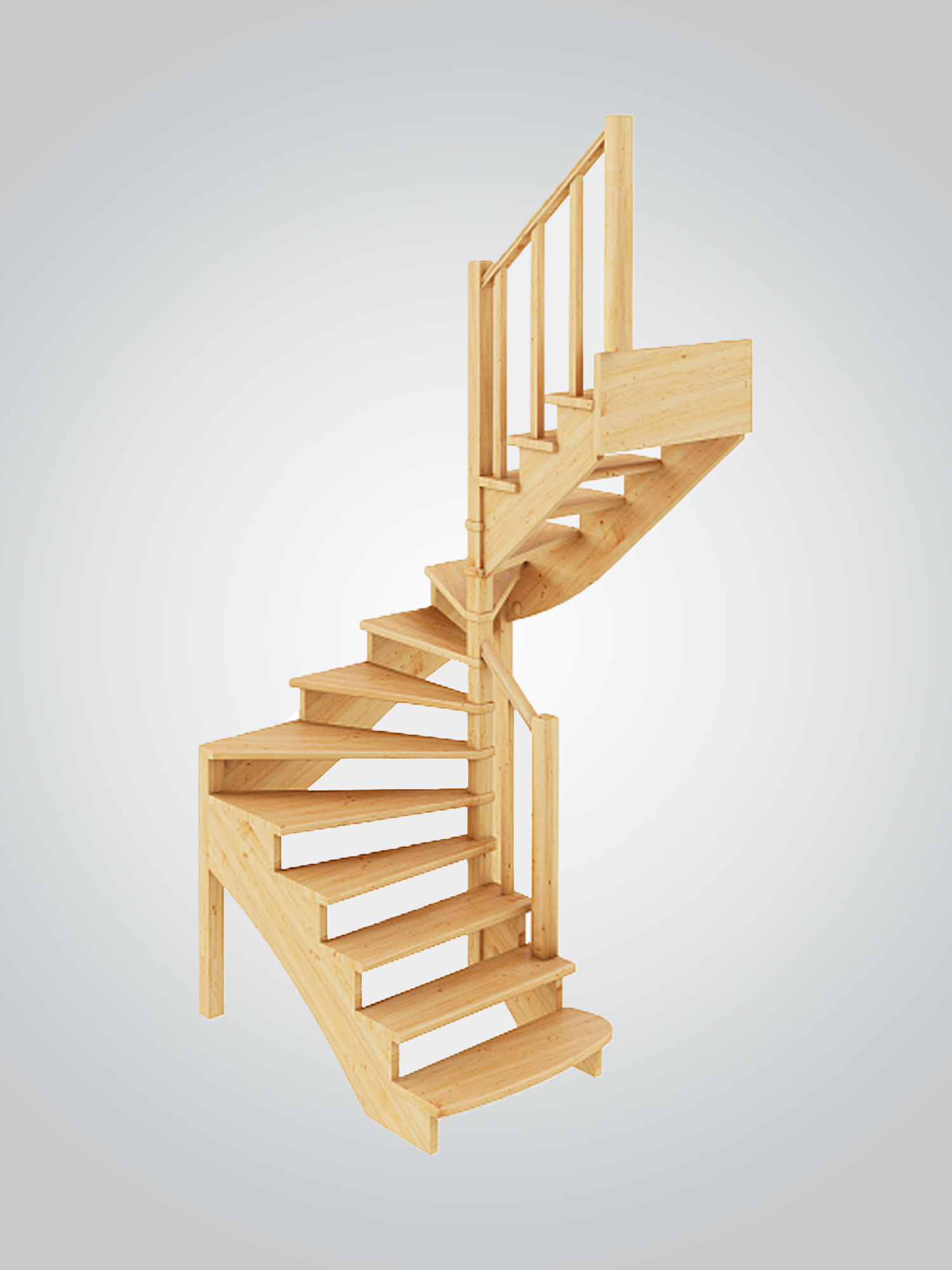 Лестница на второй этаж К-003м/2 Правая