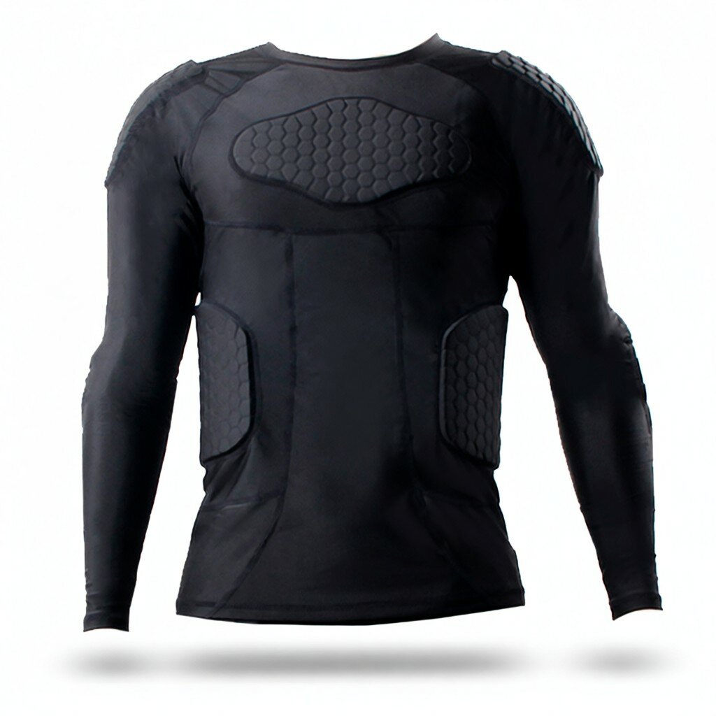 Motorcycle Chest Armor Jacket Shoulder Elbow Chest Waist Protector Protective Gear for Skateboarding Snowboarding Skiing, Material: Polyester + Spandex + EVA, Size: M / L / XL / XXL, 1 * Chest Armor Jacket