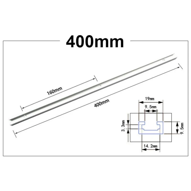 Направляющая с Т-образным пазом для деревообработки, угол Т-образных направляющих из алюминиевого сплава для деревообрабатывающей пилы/фрезерного стола, Тип верстака-19
