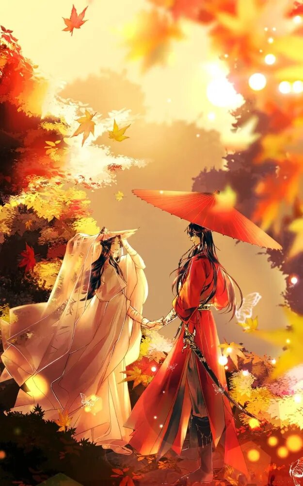 Алмазная Мозаика "Благословение Небожителей Аниме" 40X50 См Алмазная Вышивка / Картина Стразами Подарков / Украшения