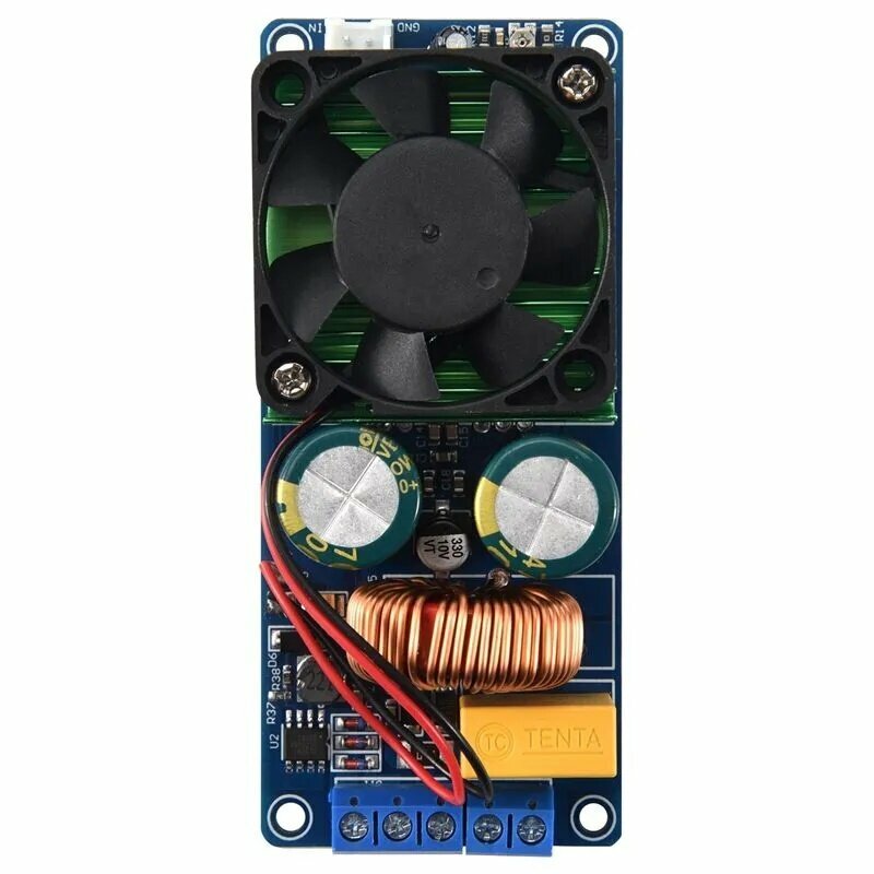 (W O C R) IRS2092S Плата цифрового усилителя мощности HIFI класса D высокой 500W 58-70V