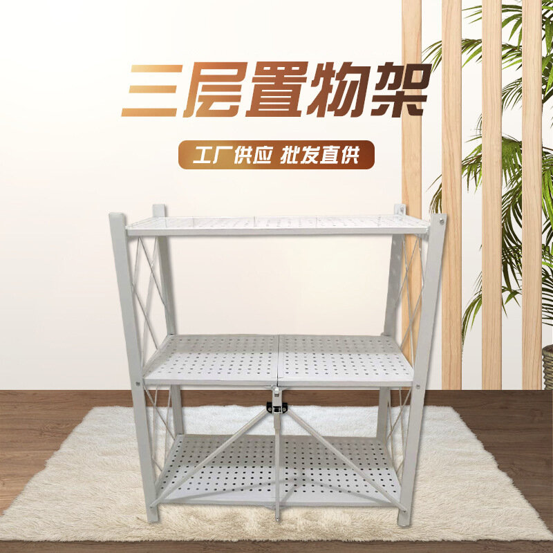 Складная стойка для хранения, пять ярусов, черная стальная труба, сварная сборка для разнообразных предметов, книг, кухонных принадлежностей