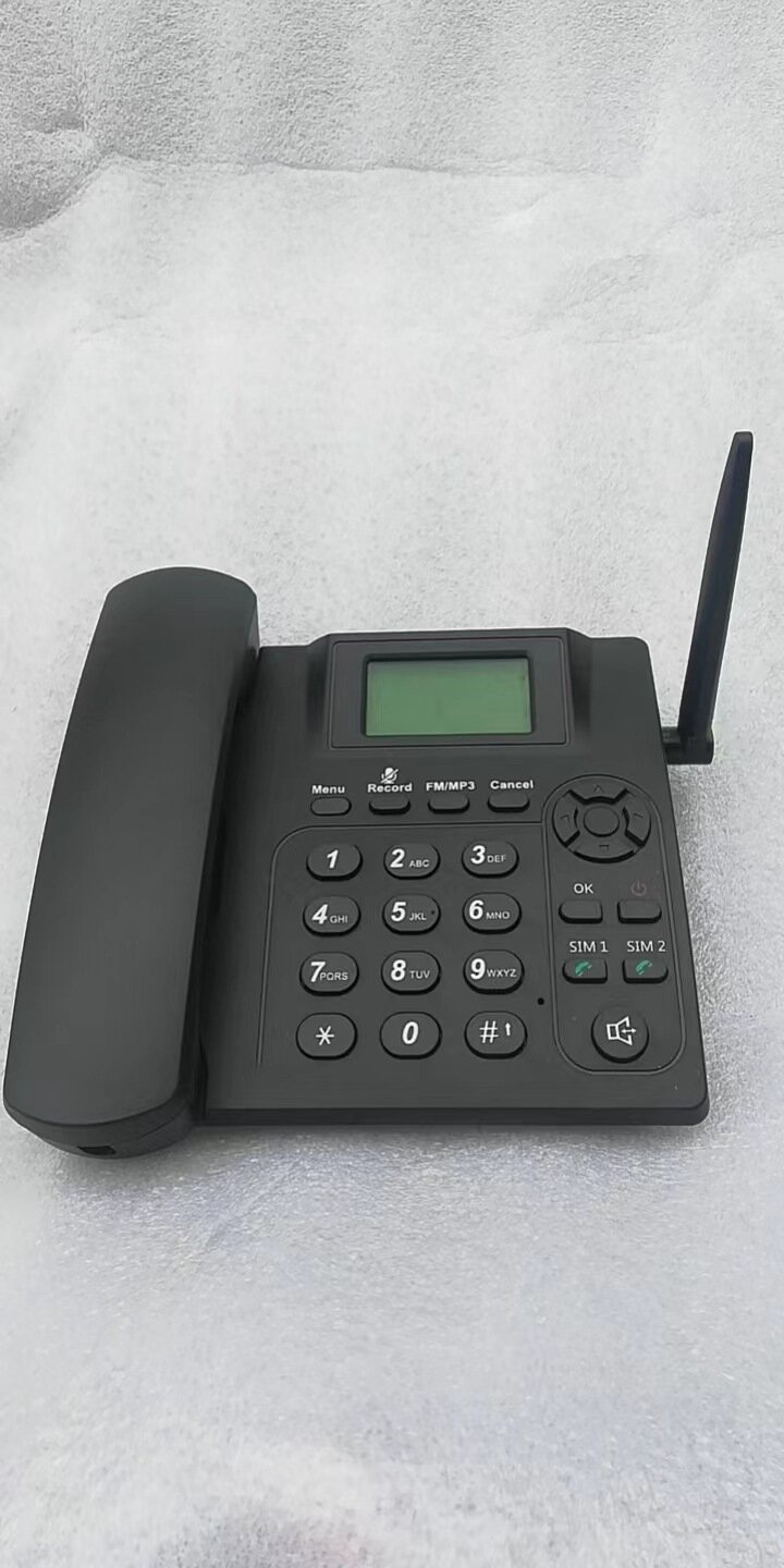 2025 F317 Внешняя торговля 2G беспроводной стационарный телефон с SIM-картой, базовая станция, телефон с двумя SIM-картами, запись, FM-радио, телефон для пожилых