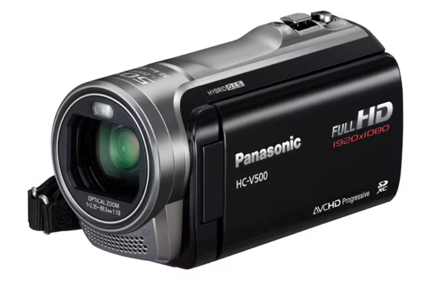 Видеокамера Panasonic HC-V500, чёрная