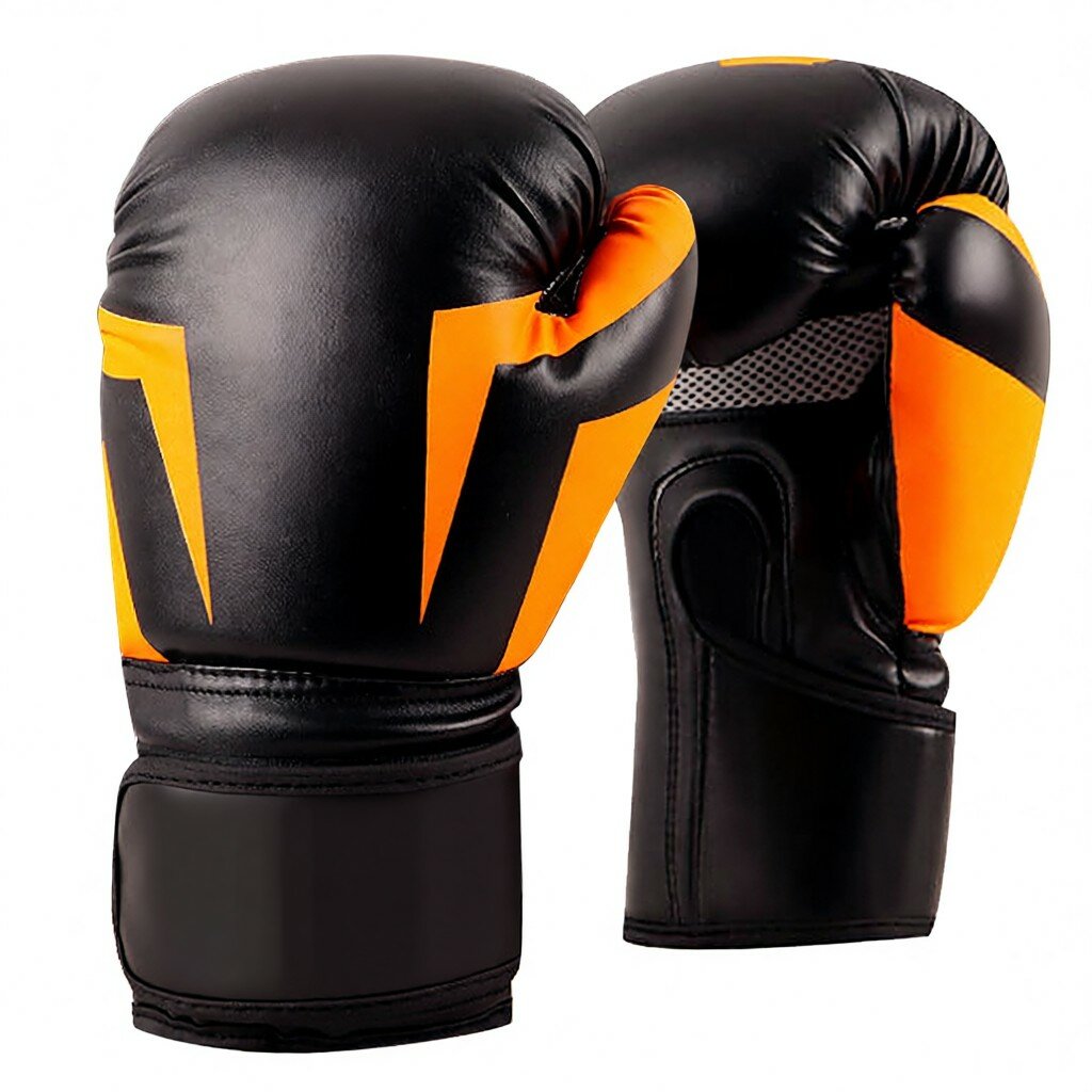 Боксерские перчатки Кикбоксинг Тайский бокс Тренировочная груша Перчатки для уличного спорта Митенки для бокса Оборудование для тренировок по боксу Перчатки для груши Боксерские подушки для мужчин и женщин 12 унций