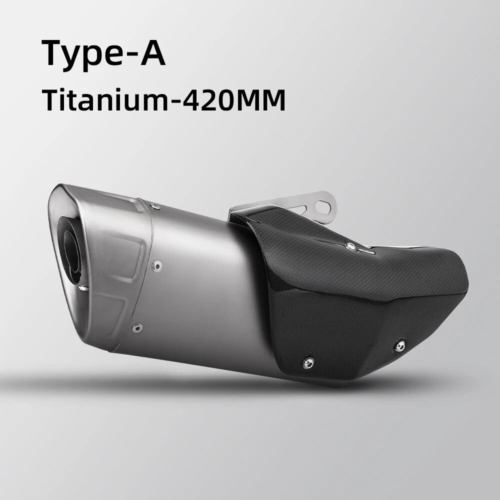 Глушитель выхлопной системы мотоцикла, титановые глушители M12, R3, R6, R1, MT09, ZX6R, NINJA400, CBR500R, R15,51 мм