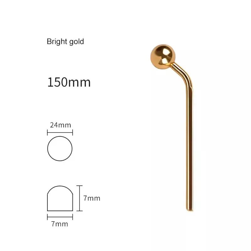 Ручки для шкафов алюминиевые золотые 96 мм Gold 150mm left