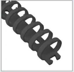 ПВХ кабель канал спиральная обмотка 50 см Черный, black, 100cm, FD-40mm