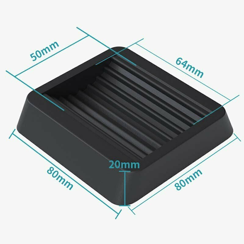 Универсальная фиксирующая подушка для колес, фиксатор ролика, фиксирующая подушка для ног, компьютерные аксессуары, противоскользящая подушка для вращающегося кресла, подставка для карт