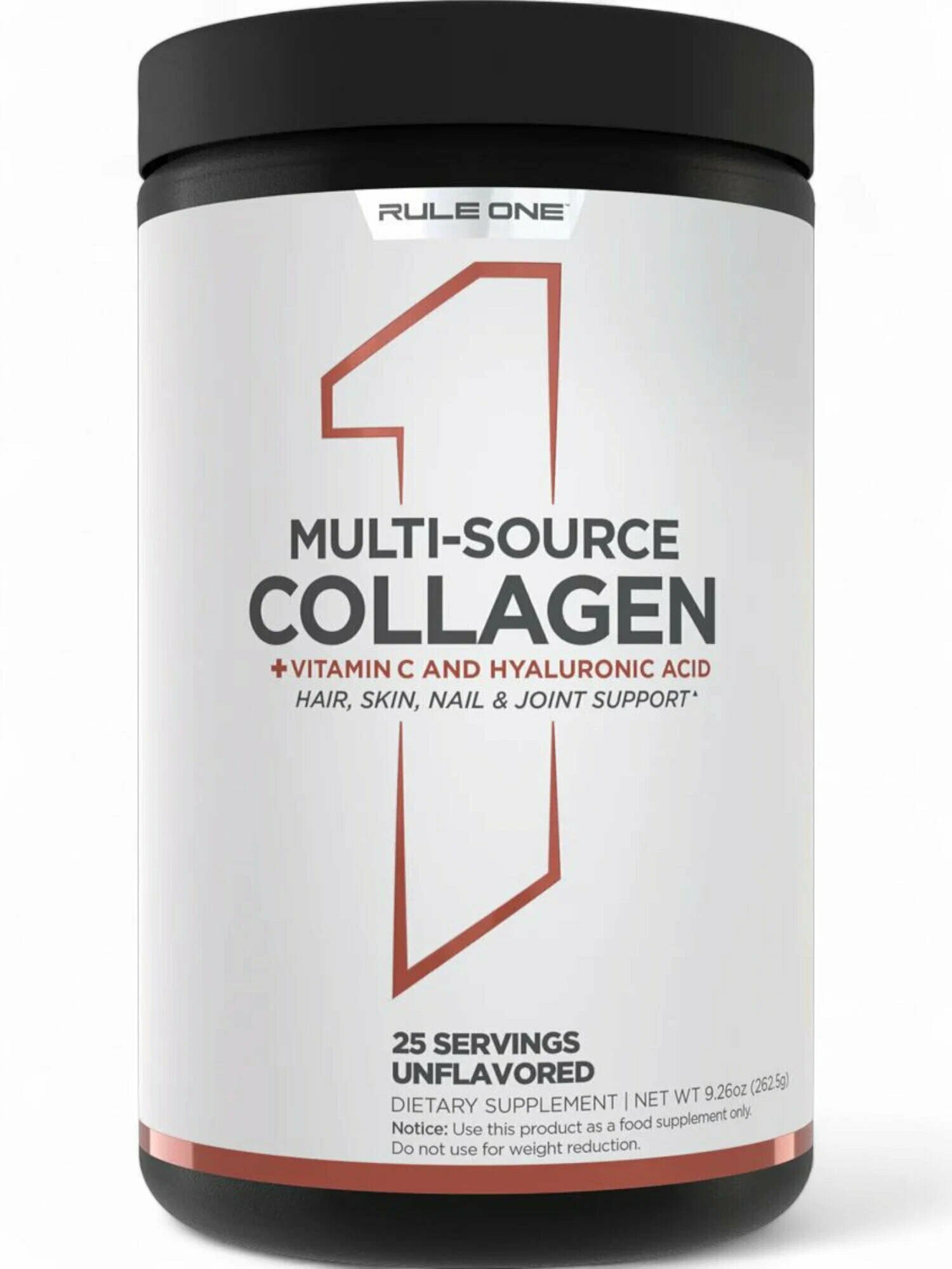 RULE ONE Multi-Source Collagen 262g, Коллаген I, II, III, V и X типов, без вкуса