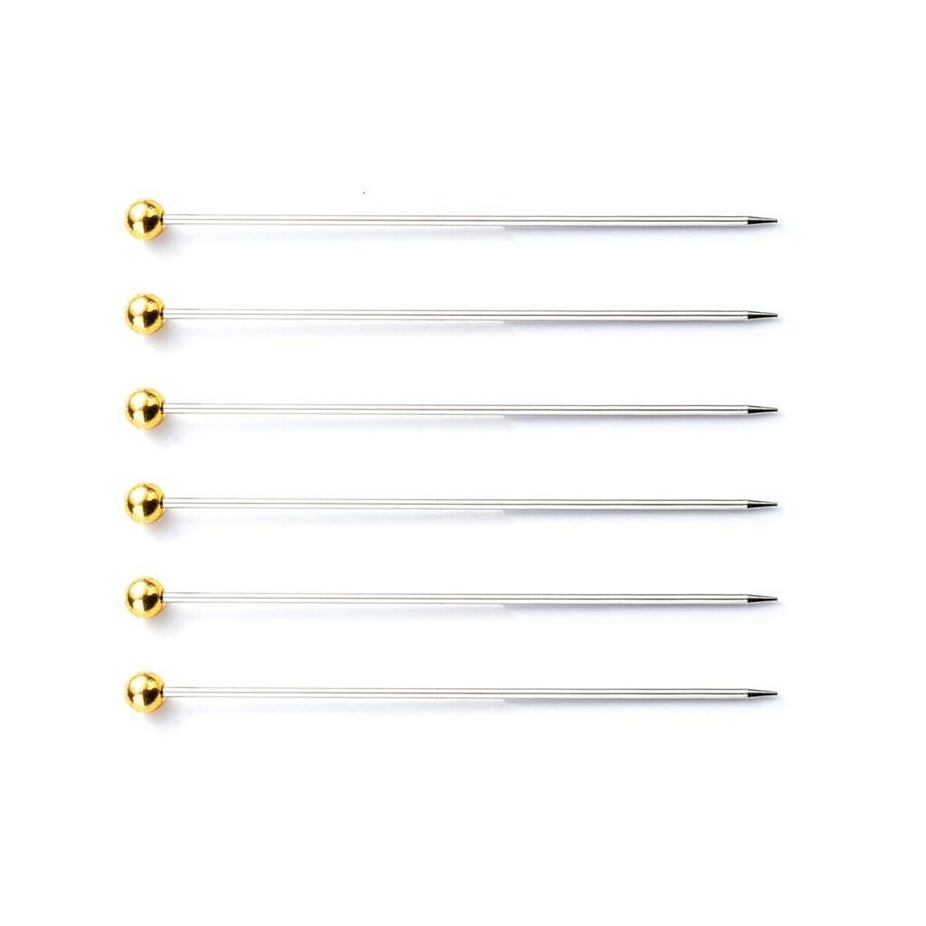 Шпажки для теста на выпечку, 6 шт, Золото