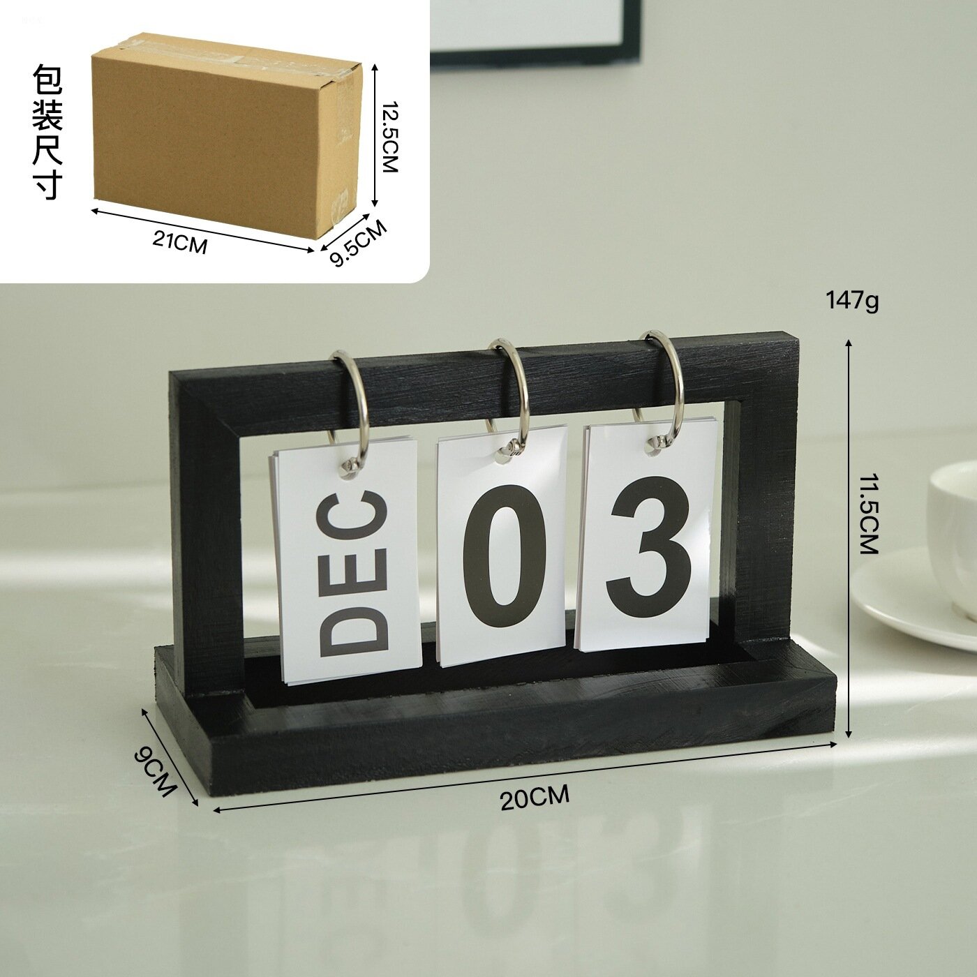 Календарь Орнамент Деревянный Креативный Стиль INS Настольный Вечный Календарь Фото Реквизит Декор Настольный Маленький Календарь Настраиваемый