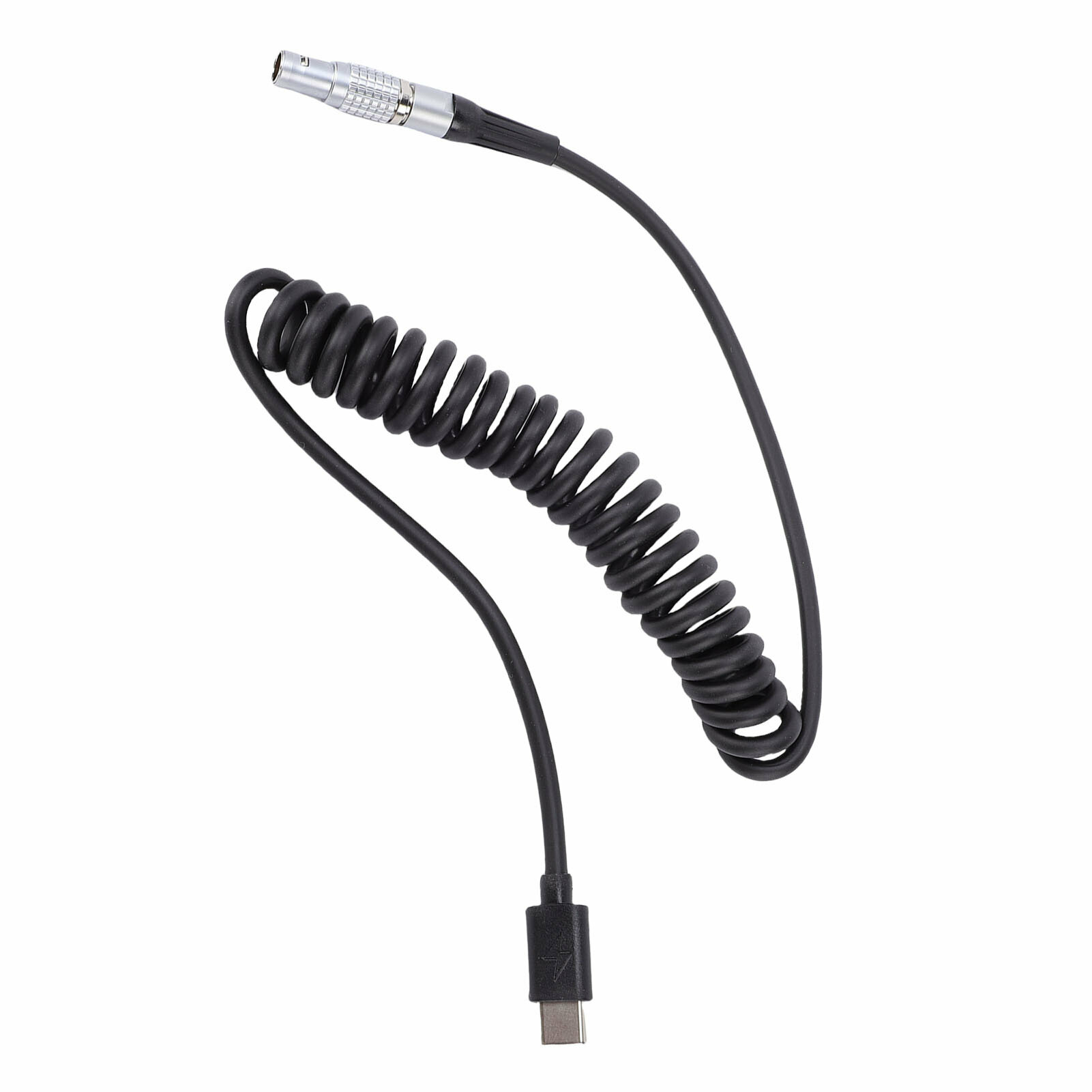Кабель питания USB C типа C до 2Pin 0B, подходит для Lemo, со спиральным кабелем 59,1 дюйма для камеры-стабилизатора