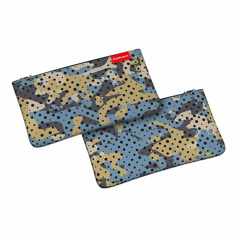 Пенал квадро mini ErichKrause Light 220*120 Dots vs Camo 52392