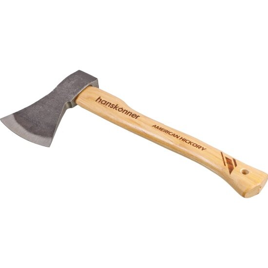 Топор деревянный Hanskonner 1000г, длина рукоятки 400мм, рукоятка гикори, HK1015-02-WD1000