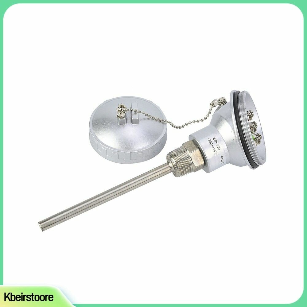 Датчик температуры RTD PT100, резьба 1/2" NPT, с кабелем 100 мм