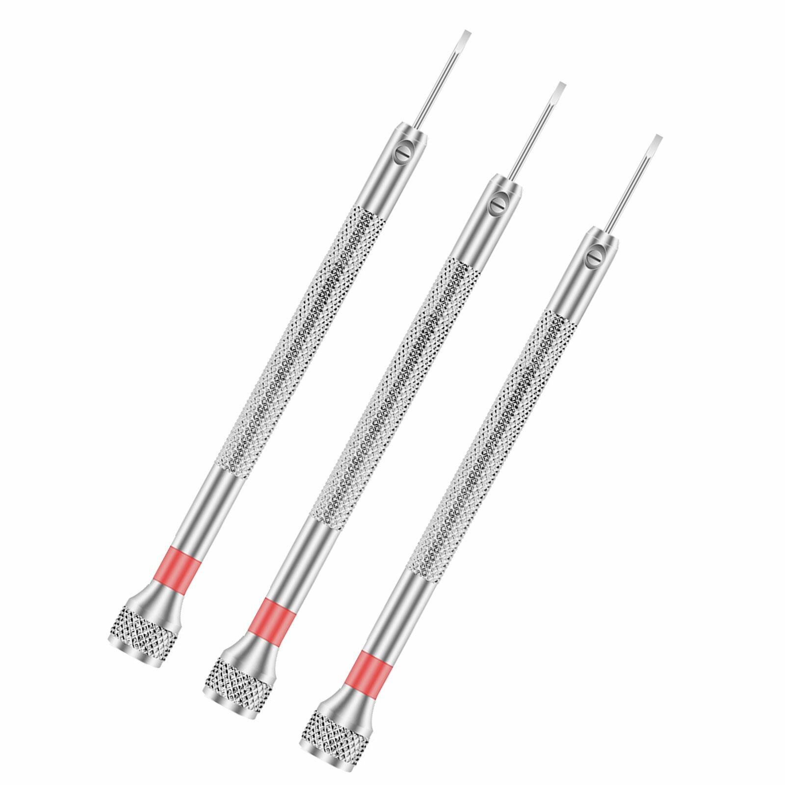 Набор из 3 часовых отверток с вращающимся основанием и тонким наконечником для точной работы