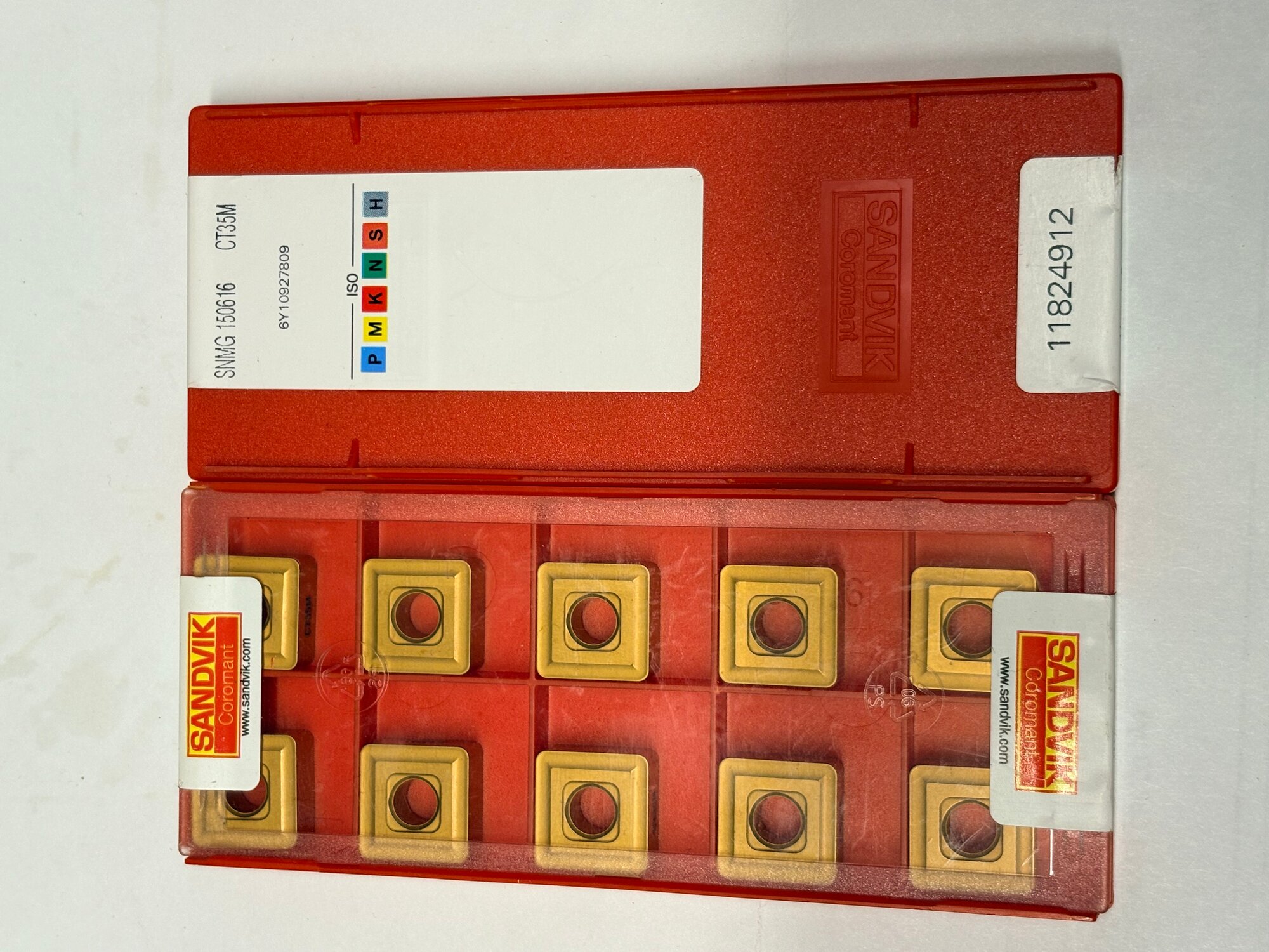 Токарная пластина Sandvik SNMG 150616, черновая обработка, износостойкость / 1 шт