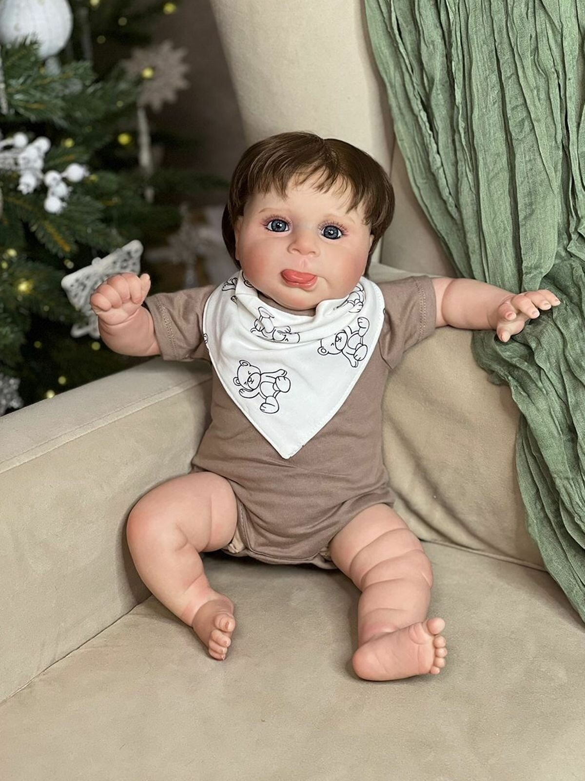 Кукла Реборн мягконабивная 50 см