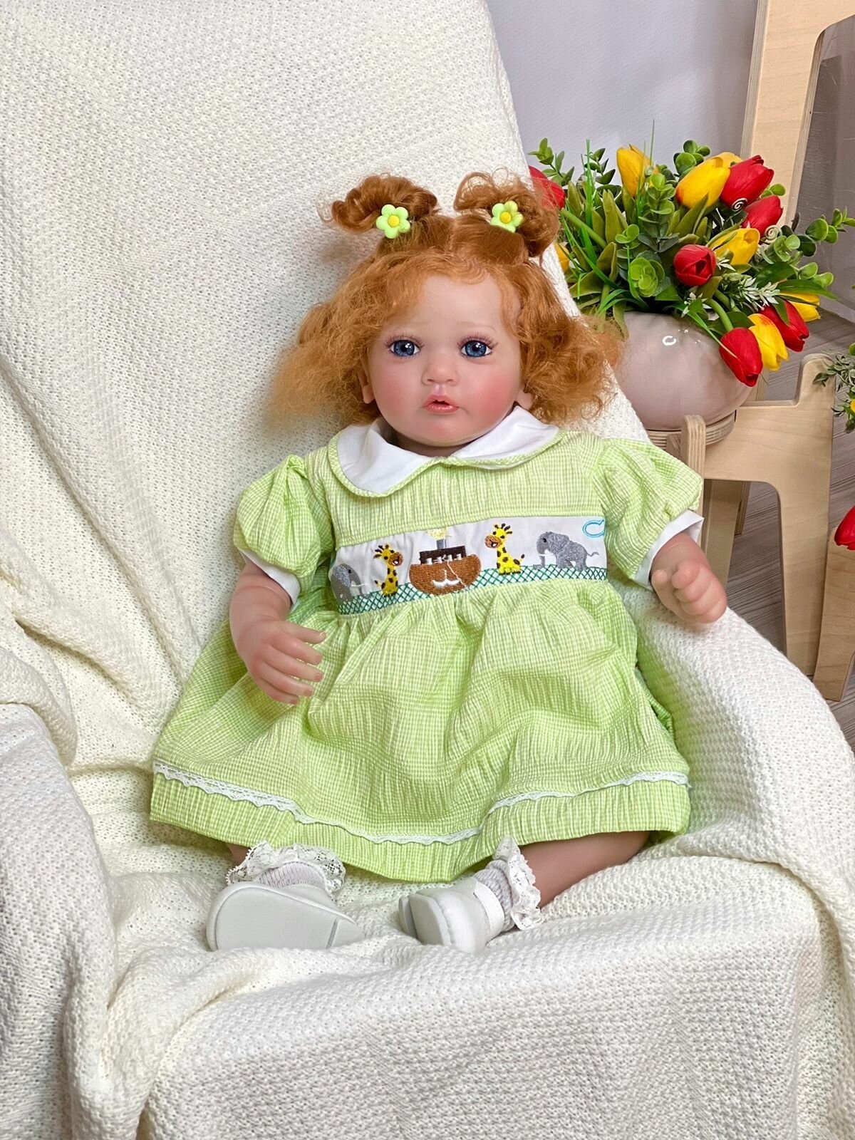 Кукла Реборн мягконабивная 60 см