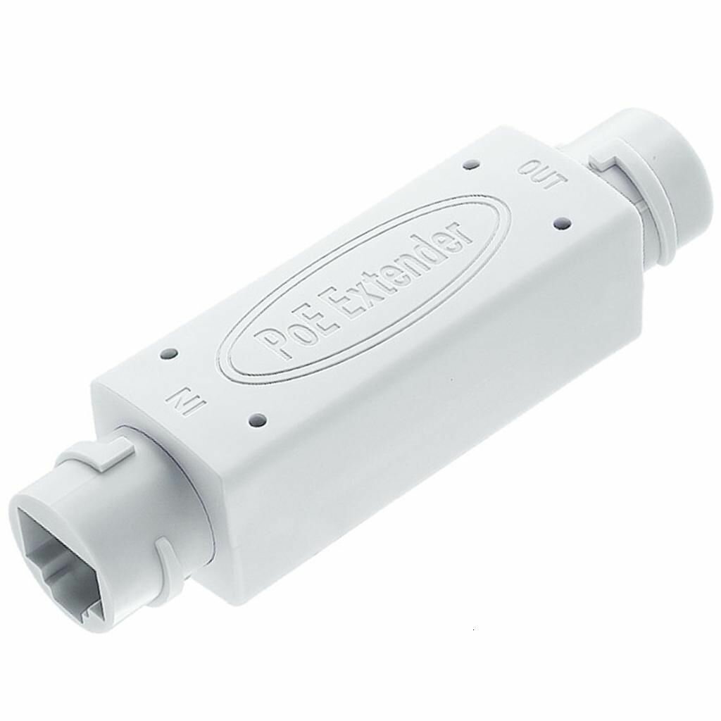 POE-удлинитель 48 В, водонепроницаемый, 1 вход/1 выход, 100 Мбит/ с