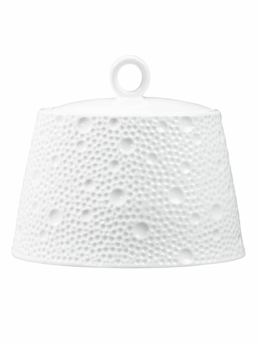 Сахарница Home Chef Meteorite, 320 мл, 11.6х11.6 см, фарфор, белая