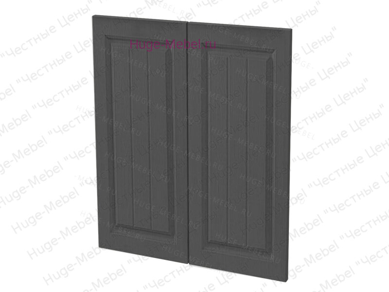 Кухонный фасад Ф-40 Графит (Мария) Huge Mebel . Ширина 592 Высота 712. Кухонные фасады