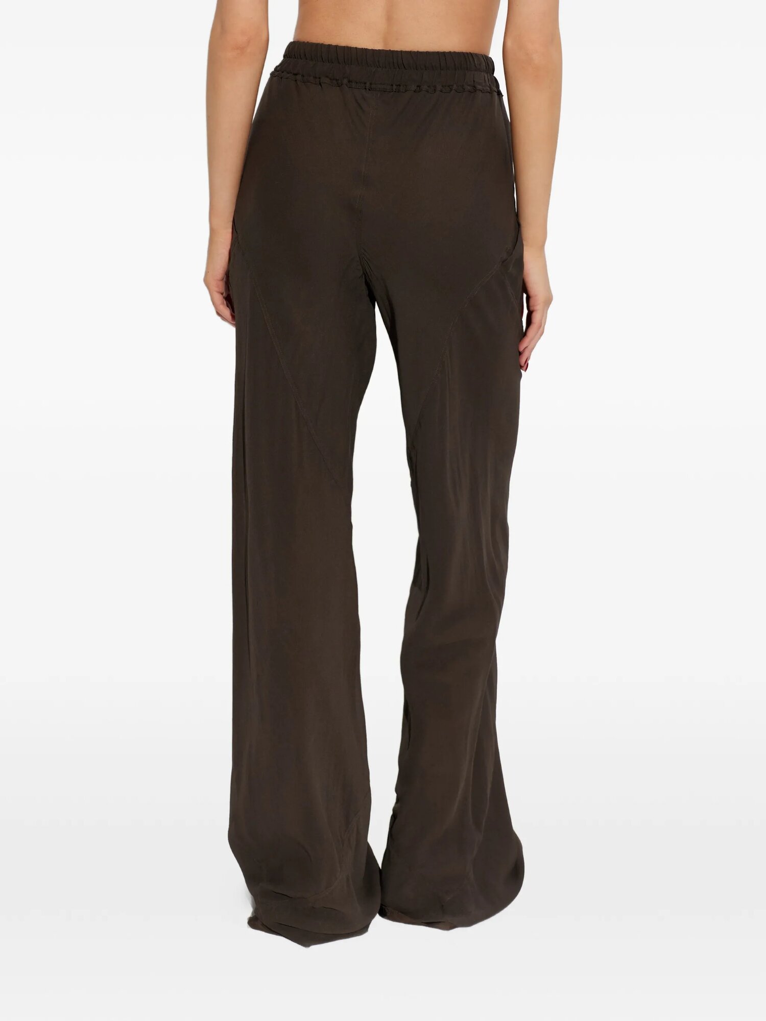 Брюки Rick Owens Drawstring trousers, размер 44, коричневый — фото 1