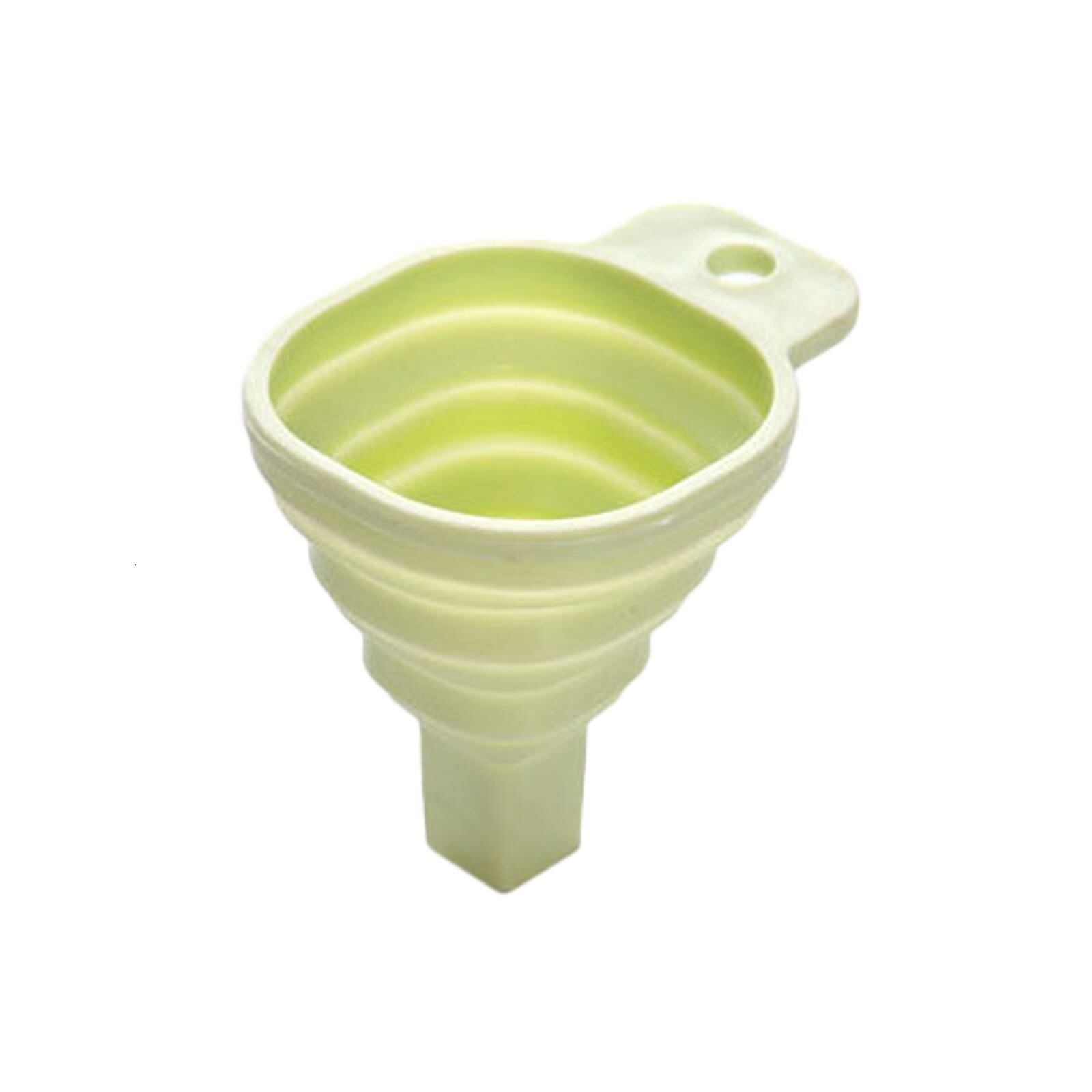 Складная воронка из пищевого силикона, Зеленый