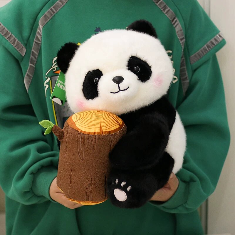 Оригинальная плюшевая игрушка-панды Хуахуа из бамбука, подарок на день рождения, ткань как у Chengdu Base, высокое