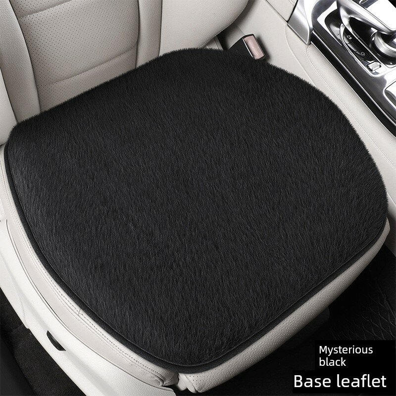 Элитная зимняя плюшевая накидка на автомобильное сиденье, теплый зимний плюшевый коврик для автомобиля, легкая