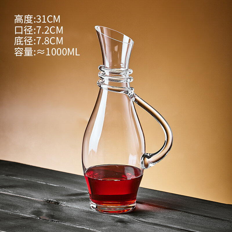 Креативный высококачественный декантер для вина из хрустального стекла, разделитель для вина, домашний европейский стиль, легкий роскошный винный кувшин