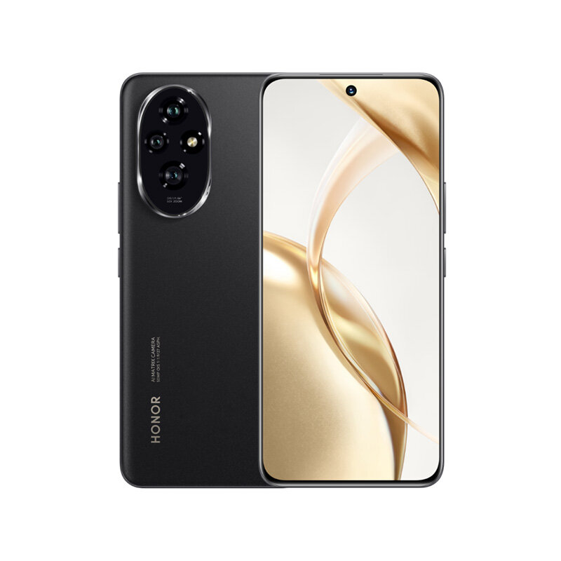 Смартфон honor 200 5G 8GB+256GB black 6.7inch Screen Qualcomm Snapdragon 7 Gen3 2664x1200px