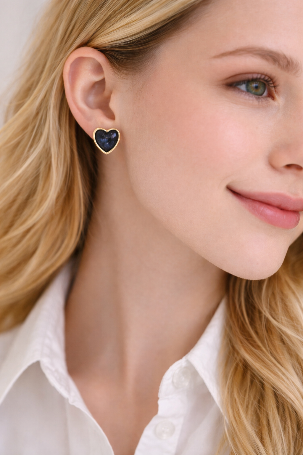 Серьги пусеты, искусственный камень, жемчуг имитация