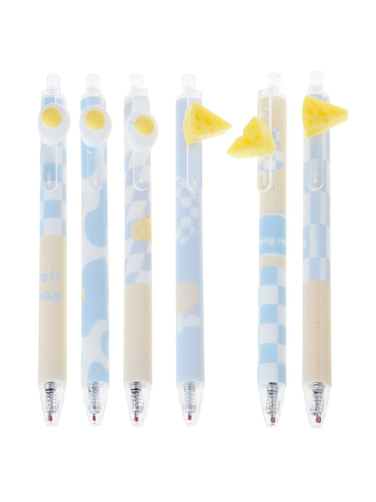 6x выдвижных нейтральных ручек, быстросохнущие ручки для подписи, ручки для письма 0,5 мм, черные